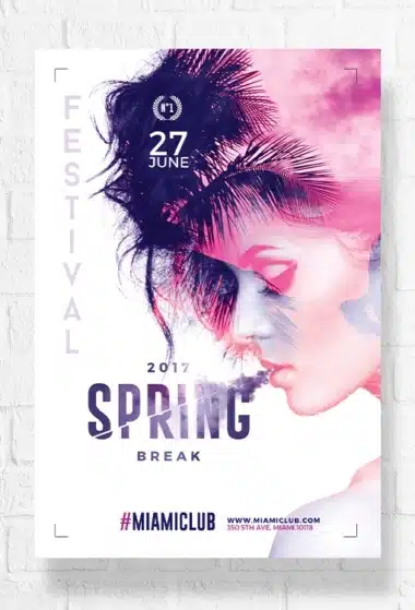 Spring Break Flyer Design to Download - Creative Flyers