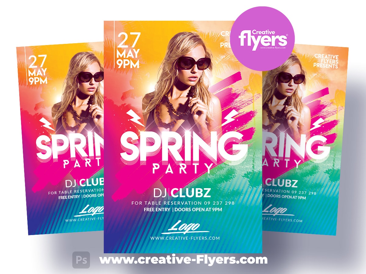 Download | Spring Break Flyer Psd Templates - Creative Flyers