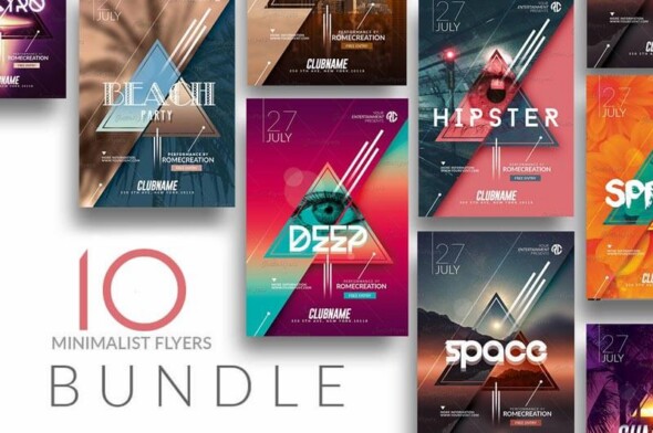 10 Trendy Minimalist Flyer Templates - Creative Flyers