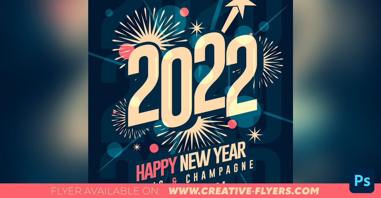 New Year Invitation Card Template - Creative flyers