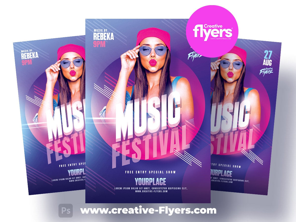 Design Flyer Template for Music Event - Creative Flyers
