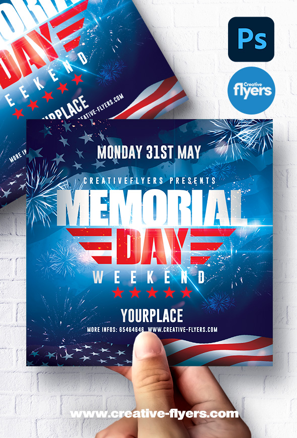 Customizable Memorial Day Weekend Flyer Templates - Creative Flyers