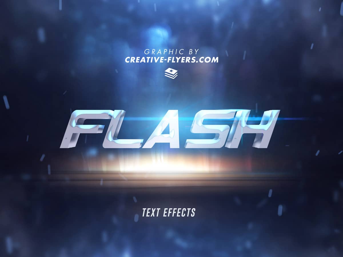 Flash Movie Text Effects for Photoshop - Creative Flyers