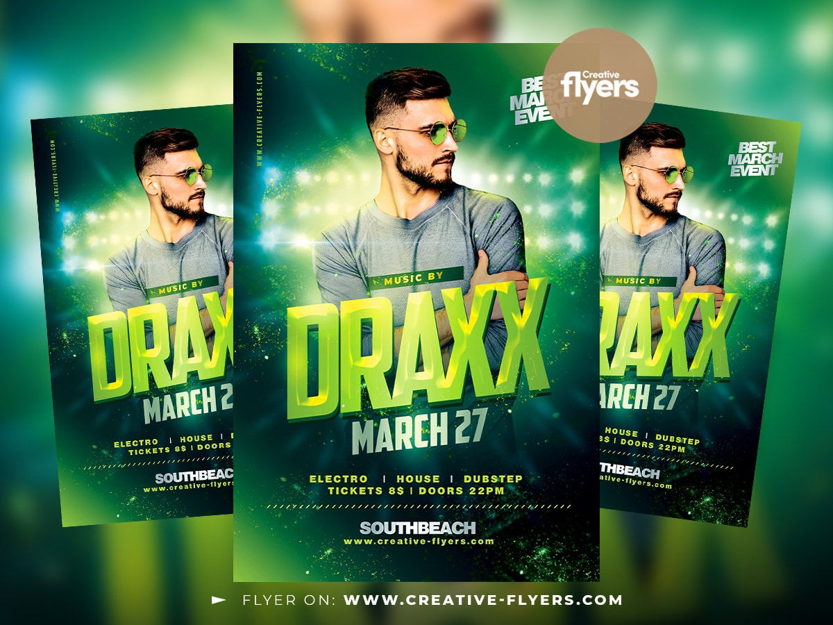 Club Flyer Design for Artist - Creative Flyers