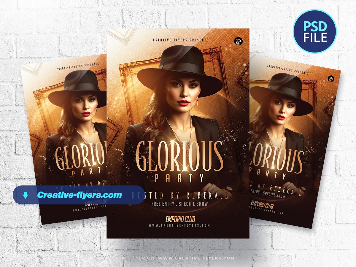 Elegant Party Flyer Design to Download - Creative Flyers