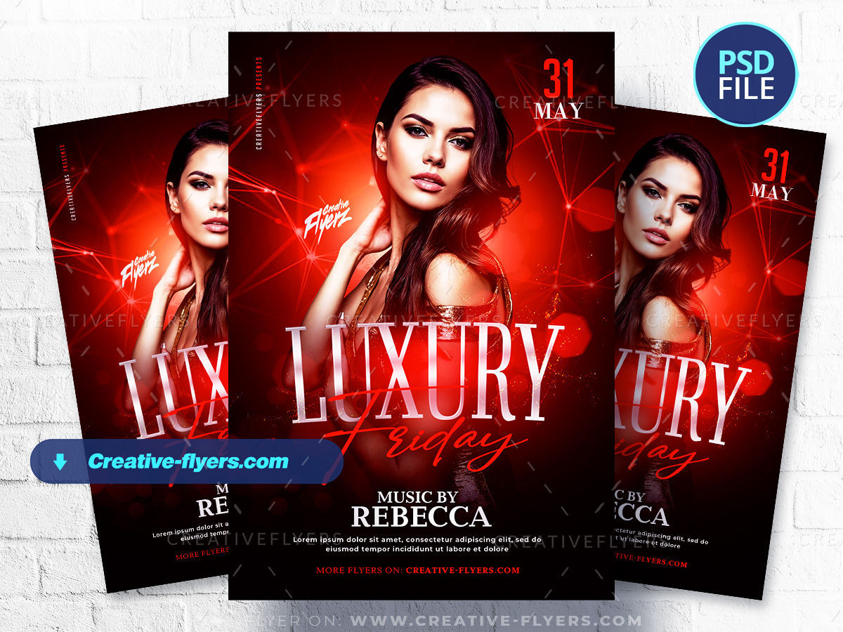 An Elegant and Luxury Flyer Style for your Events - Creative Flyers