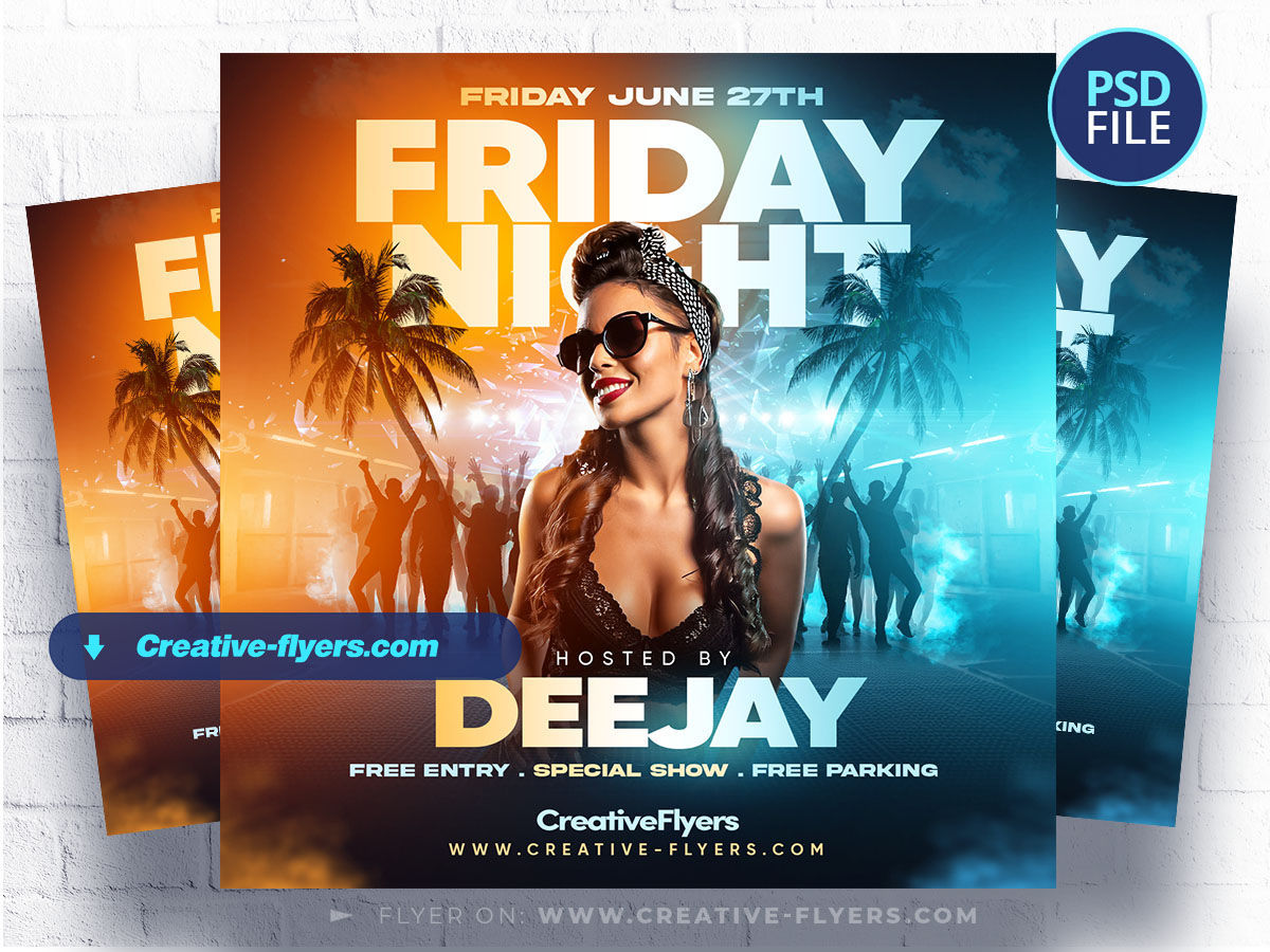 Promotional Nightclub Design To Download - Creative Flyers