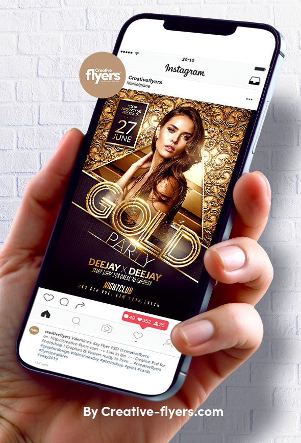 Elegant Flyer Template for Nightclub Promotion - Creative Flyers