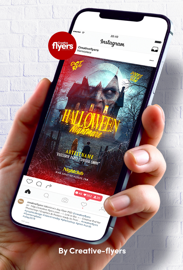 Creepy Flyer Design mixing Fear, light, & Mystery. - Creative Flyers